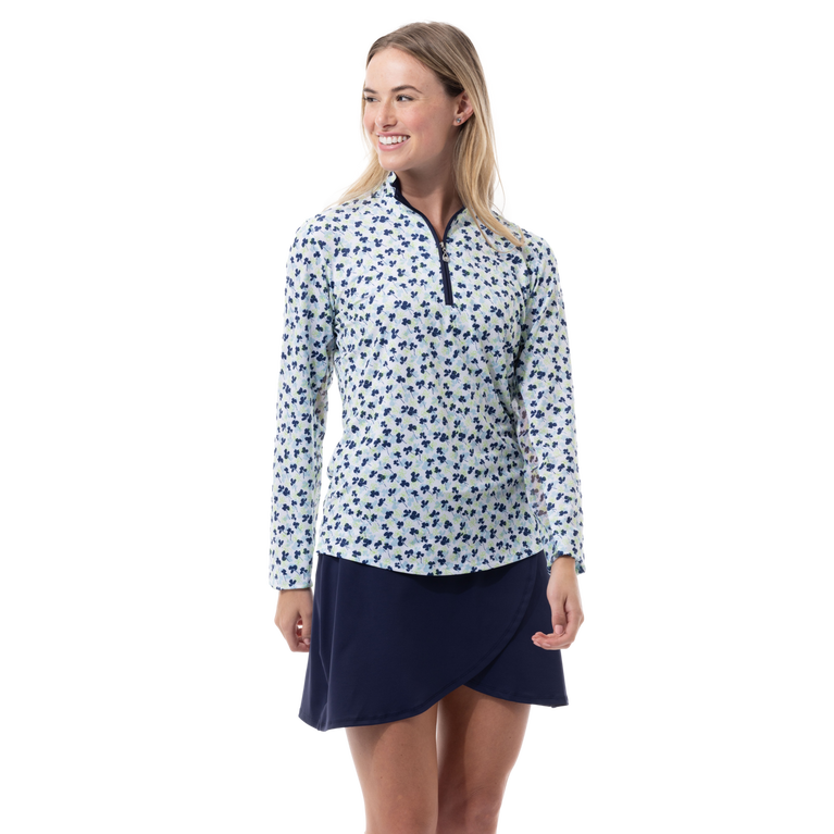Sansoleil Solcool Clover Quarter Zip Pullover Pga Tour Superstore
